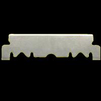 China Stainless Steel Single Edge Razor Blade 3x2x0.5 Inches Disposable Half Blade for Barber Shavette for sale
