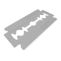 China Double Edge Safety Razor Blades 100 Pack Platinum Coated Stainless Steel Men Shaving for sale