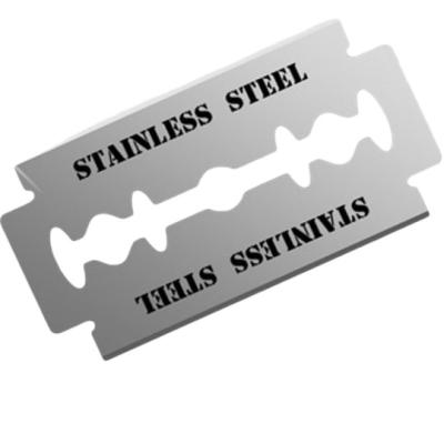China Stainless Steel Double Edge Safety Razor Blades 10 Pcs Platinum Coated Sharp Replaceable Shave Blade for sale