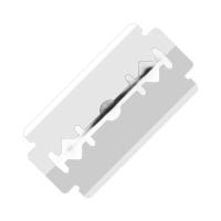 China Wholesale Double Edge Safety Razor Blade 100 Pack Stainless Steel Platinum Coated for sale