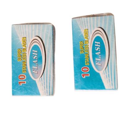 China Platinum Coated Double Edge Razor Blades 100 Pack Stainless Steel Safety Razor for sale