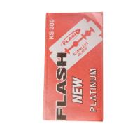 China Premium Stainless Steel Double Edge Safety Razor Blades 100 Pack Platinum Coated for Men Shaving for sale