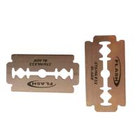 China Premium Double Edge Shaving Blades Platinum Coated Swedish Stainless Steel 100 Pack for sale