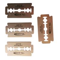 China Premium Double Edge Shaving Blades Platinum Coated Swedish Stainless Steel 100 Pack for sale