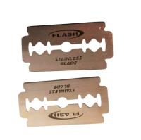 China Double Edge Safety Razor Blades 100 Pack Platinum Coated Stainless Steel Swedish Steel for Barber Shaving for sale