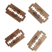 China Wholesale Stainless Steel Double Edge Safety Razor Blades 100 Pack Platinum Coated for sale
