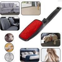 China Rotatable Pet Hair Lint Brush Remover Self Cleaning Reusable 10.75 Inch Dual Sided for sale