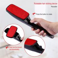 China Dual Sided Rotating Lint Remover Brush 10.75 Inch for Clothes Pet Hair for sale