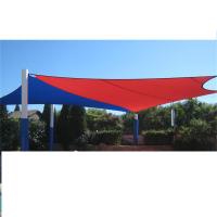 China Triangle HDPE Fabric Sun Shade Sail 95% UV Resistant 160-220g/m2 Outdoor for sale