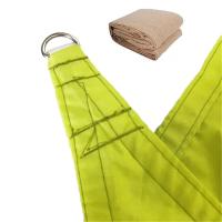 China HDPE Outdoor Shade Sail 160-220gsm UV Protection Garden Sun Shade Beige for sale