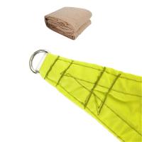 China HDPE Outdoor Shade Sail 160-220gsm UV Protection Garden Sun Shade Beige for sale