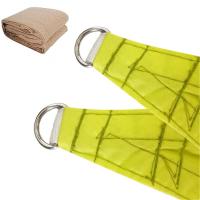 China HDPE Outdoor Shade Sail 160-220gsm UV Protection Garden Sun Shade Beige for sale