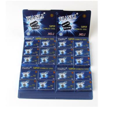 China Super Stainless Double Edge Blade, 10 blades for sale