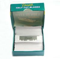 China Professional Stainless Steel Single Edge Barber Razor Blades 100 Pack Platinum Coated for sale