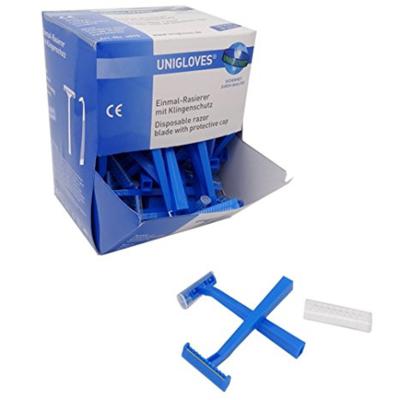 China Twin-Blade Disposable Razors, Blue 100/Box Medical Razor for sale