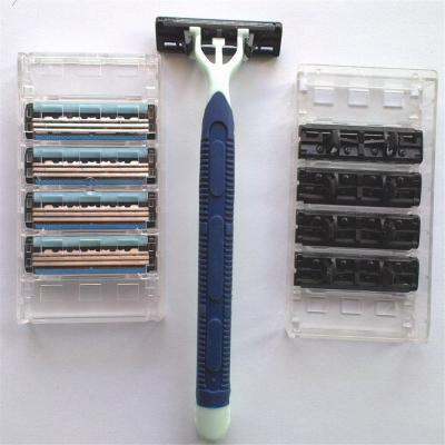 China Triple Blade Disposable Razor Stainless Steel 3 Layer Shaving Razor for Men for sale