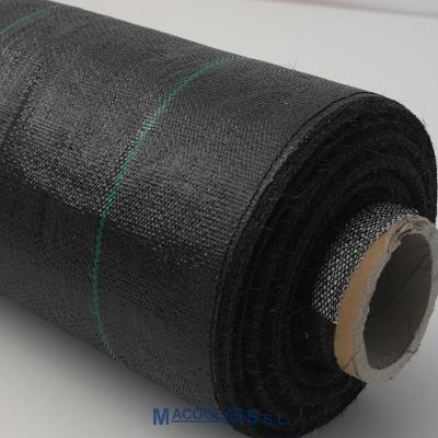 China Anti Weed Mat Weed Control Fabric 100g PP PE UV Ground Cover 1m x 50m for sale