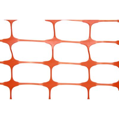 China PE UV Stabilized Orange Safety Alert Snow Fence Barrier Net 1m x 50m 70-200g/m2 for sale