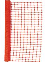 China 100% Virgin HDPE UV Stabilized Orange Barrier Safety Fencing 1m x 50m Roll for sale