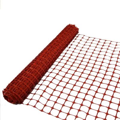 China PE UV Stabilized Safety Barrier Fence 1m x 50m Roll Snow Fence Road Barrier Mesh for sale