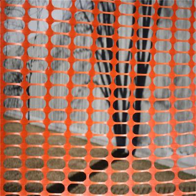 China Orange PE UV Stabilized Barrier Safety Fence Mesh 70g-200g per m2 for Construction and Crowd Control for sale