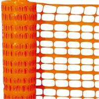 China Heavy Duty Orange PE Safety Barricade Fence 1m x 50m UV Stabilized for sale