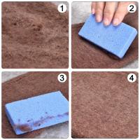 China Glass Pumice Stone Sweater Pilling Remover 10x6x2cm Eco-Friendly Cleaning Block for sale