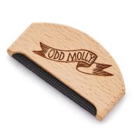 China Beech Wood Cashmere Sweater Comb Fuzz Remover 7.8x4.8cm for Fabric Pilling for sale