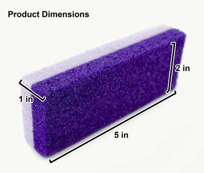 China Ultimate Purple Pumice Pad 2-Pack PU Foot Callus Remover Hard Skin Sponge for sale