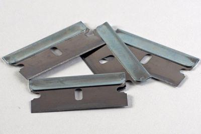 China Single Edge Razor Scraper Blades 100 Pack Precision Ground for Paint Sticker Removal for sale