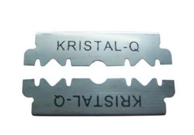 China Stainless Steel Double Edge Safety Razor Blades Platinum Coated 42.8x22.4x0.10mm for sale