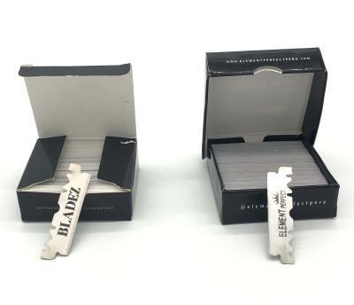 China Single Edge Half Blades for Barber Use Stainless Steel Teflon Coated 100 Pcs per Pack for sale