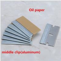 China Wholesale Folding Replaceable Single Edge Razor Blade 6Cr13 Stainless Steel Teflon Coated for sale