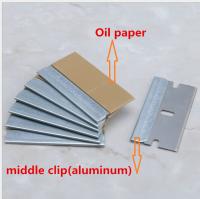 China Wholesale Folding Replaceable Single Edge Razor Blade 6Cr13 Stainless Steel Teflon Coated for sale