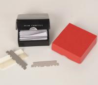 China Single Edge Replacement Butterfly Razor Blade 6Cr13 Stainless Steel Teflon Coated 100 Pcs per Pack for sale