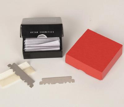 China Single Edge Replacement Butterfly Razor Blade 6Cr13 Stainless Steel Teflon Coated 100 Pcs per Pack for sale