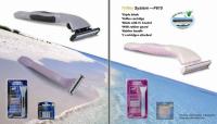 China 615 changeable head refills /cartridge triple blade system razor for sale