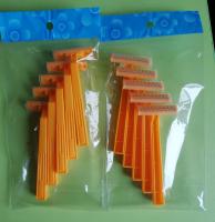 China Mens plastic double blade safety disposable shaving razor for sale