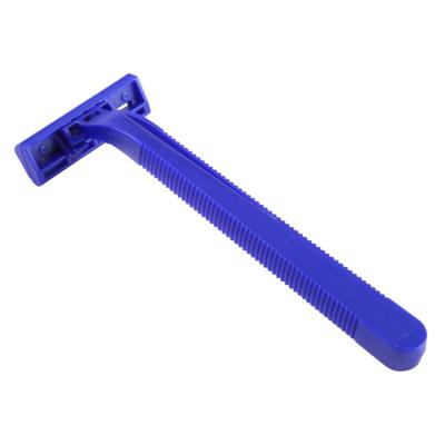 China Disposable Twin Blade Razor Stainless Steel with Lubricant Strip HV700 for sale