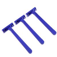 China Disposable Twin Blade Razor Stainless Steel with Lubricant Strip HV700 for sale