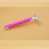 China Sharp Eagle Twin Blade Disposable Razor with Sweden Stainless Steel Blade HV700 Hardness for sale