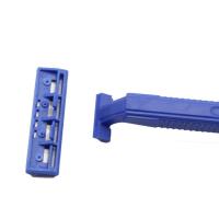 China Twin Blade Disposable Shaving Razor With Lube Strips for sale
