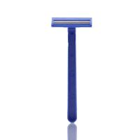 China Twin Blade Disposable Shaving Razor With Lube Strips for sale