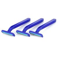 China Plastic Handle Disposable Razor with Sweden Stainless Steel Blade HV700 Hardness for sale