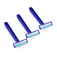 China Plastic Handle Disposable Razor with Sweden Stainless Steel Blade HV700 Hardness for sale