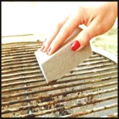 China BBQ Grill Stone Griddle Cleaner Brick 200x100x25mm Non-Toxic Foam Glass for sale