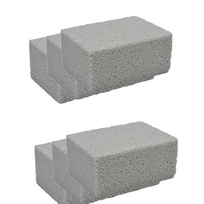 China Grey Glass Grill Brick for BBQ Cleaning Block 200g Heavy Duty Kitchen Cleaner for sale