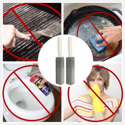 China Grill Stone with Handle 8x4x3.5 Inch BBQ Cleaning Brick for Hot or Cold Grills for sale