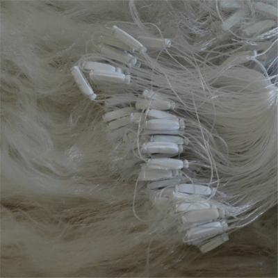 China PP PE Polyester Nylon Knotted Commercial Fishing Net for sale