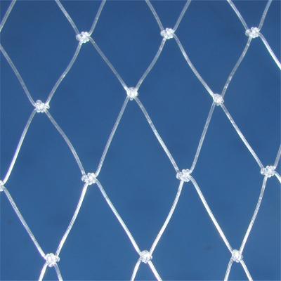 China Black PE Knotted Fishing Net for sale